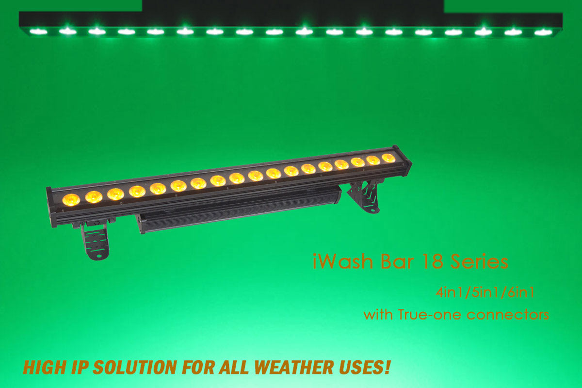 18X12W RGBWA 5in1 Silm 1M Outdoor LED Wash Bar Light- iWash Bar 1812 ...