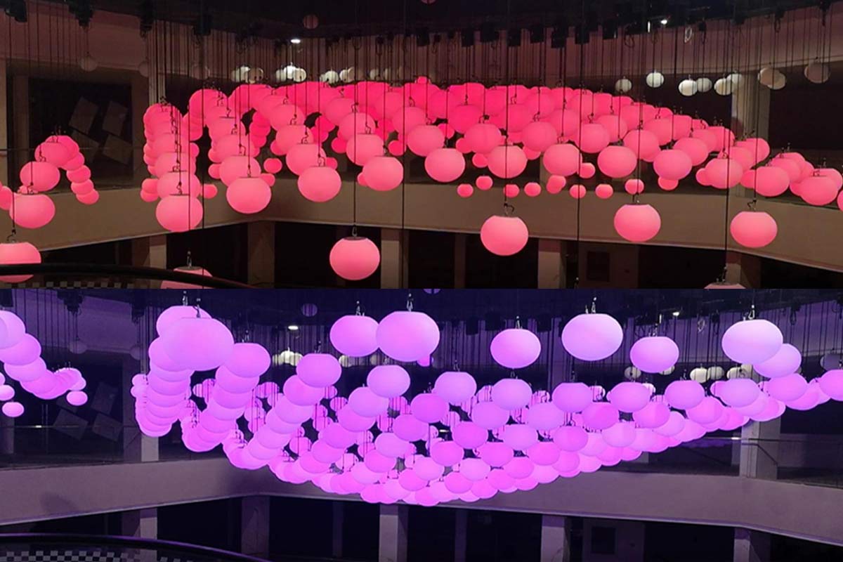 12~25W RGB Tri-Color 5050 SMD LED Kinetic Balls Light- Kinetic Light ...